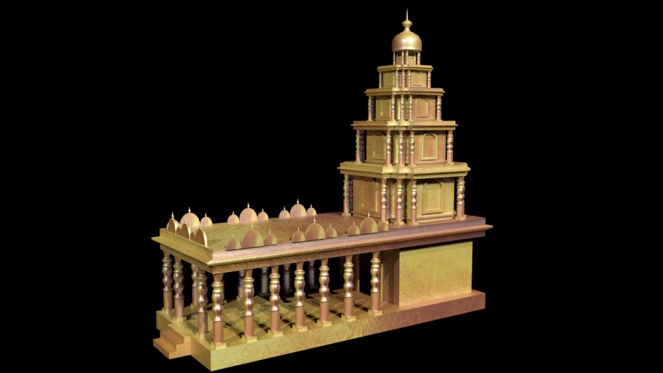 ArtStation - Temple With Basic Texture