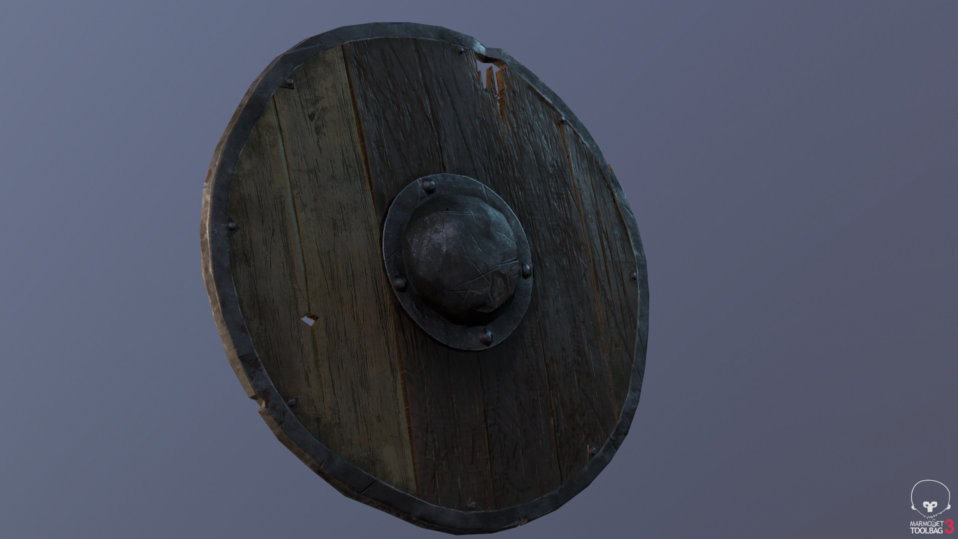 ArtStation - Damaged shield