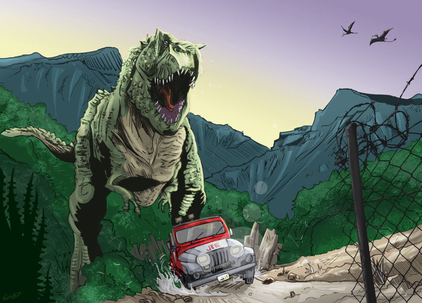ArtStation - Jurassic park