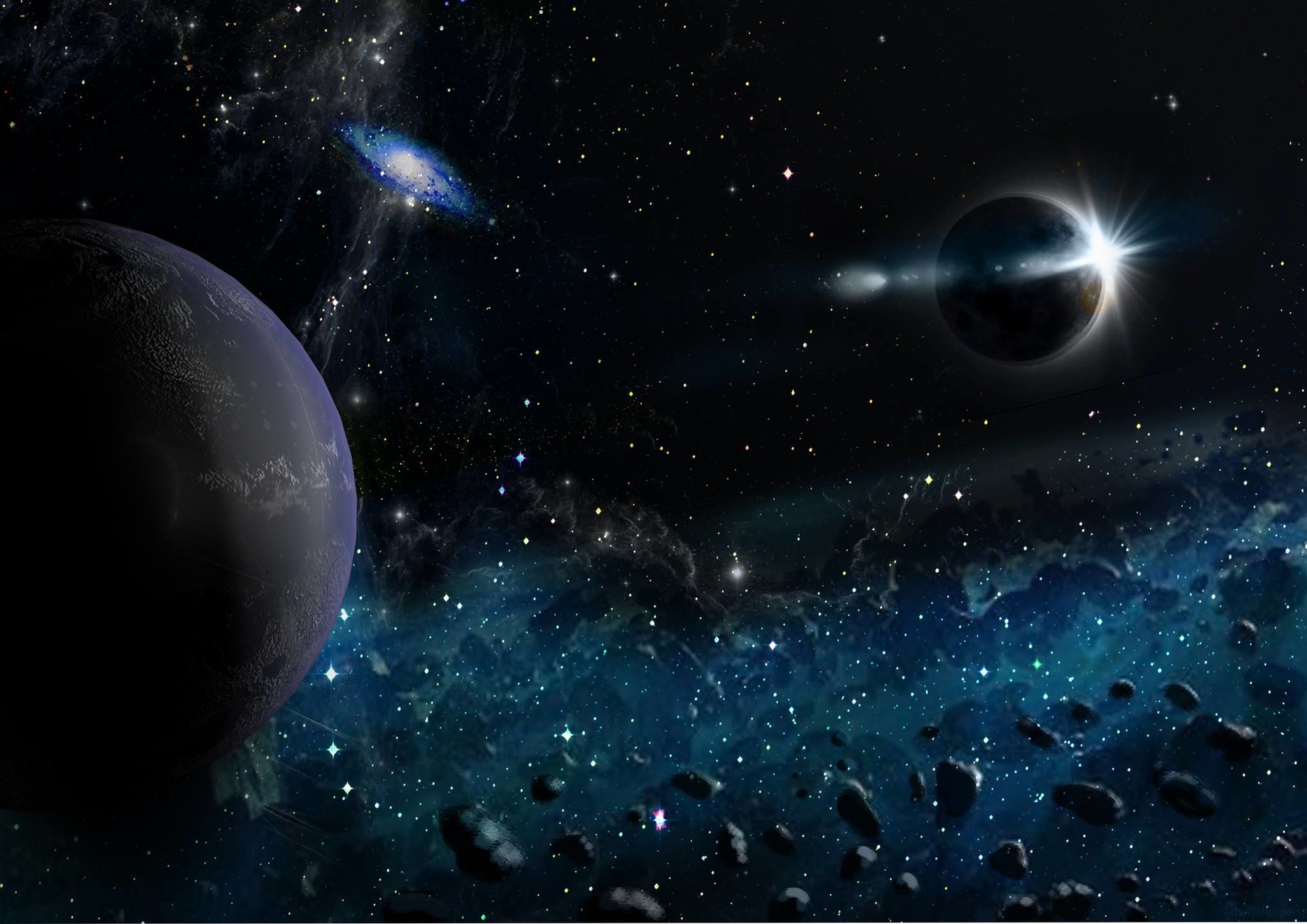 ArtStation - Space Scene