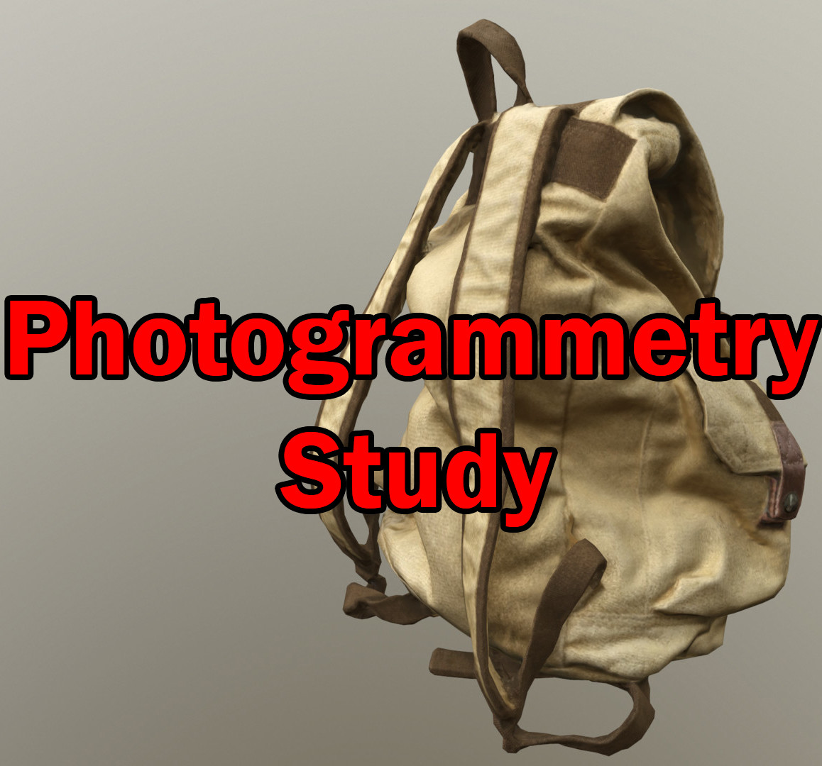 ArtStation - Photogrammetry BackPack Study