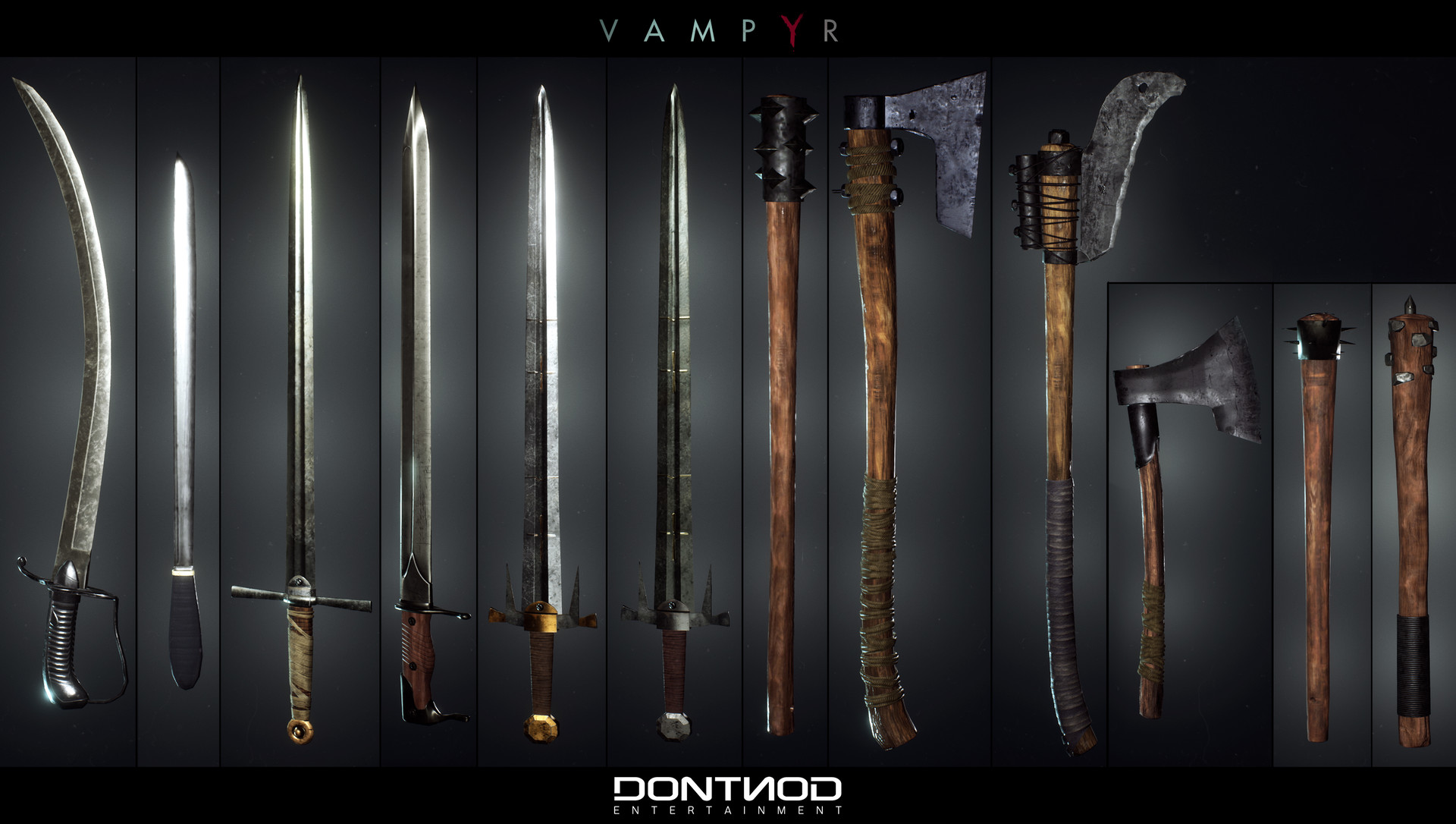 Gabriel Lemaire - VAMPYR - Weapons