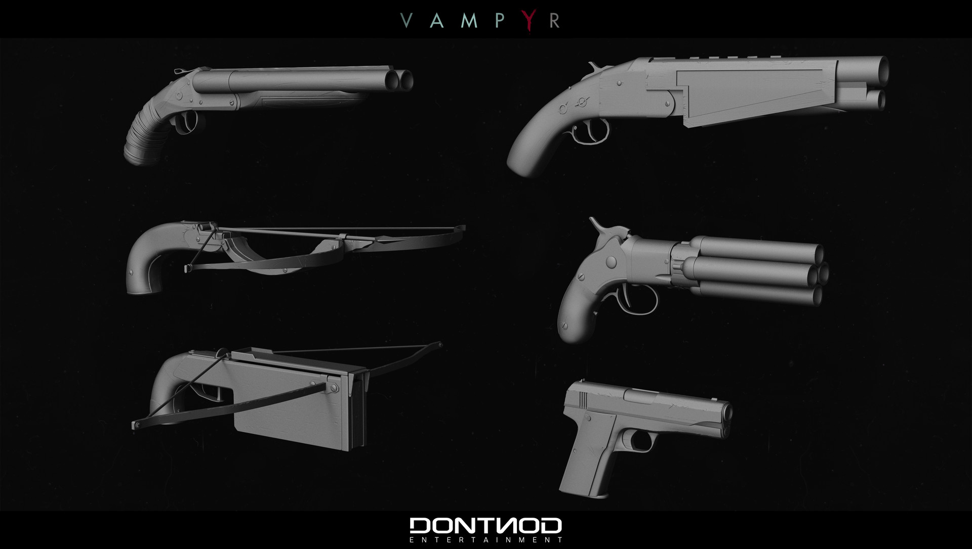 Gabriel Lemaire - VAMPYR - Weapons