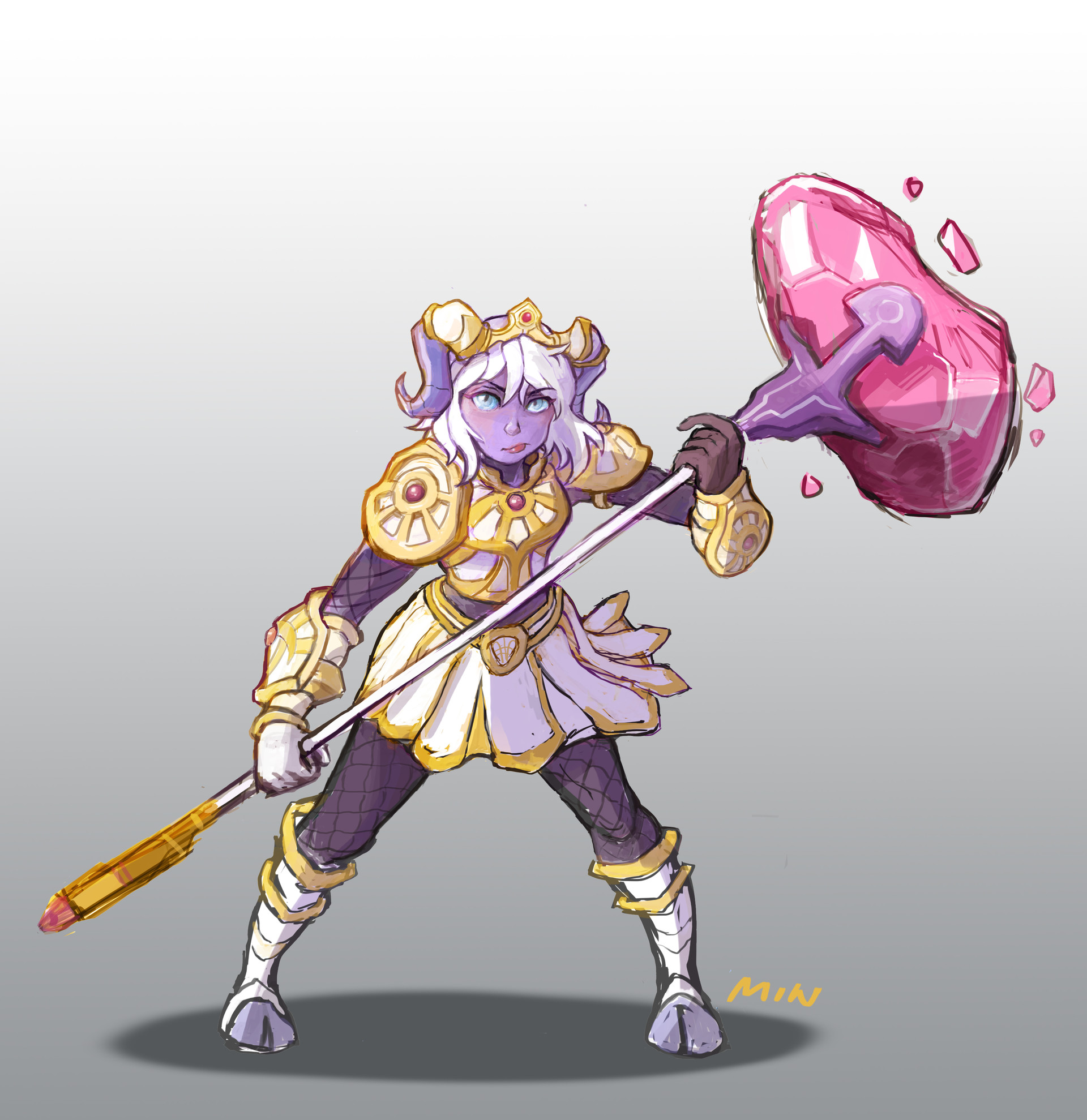 ArtStation - Yrel from Heroes of the Storm