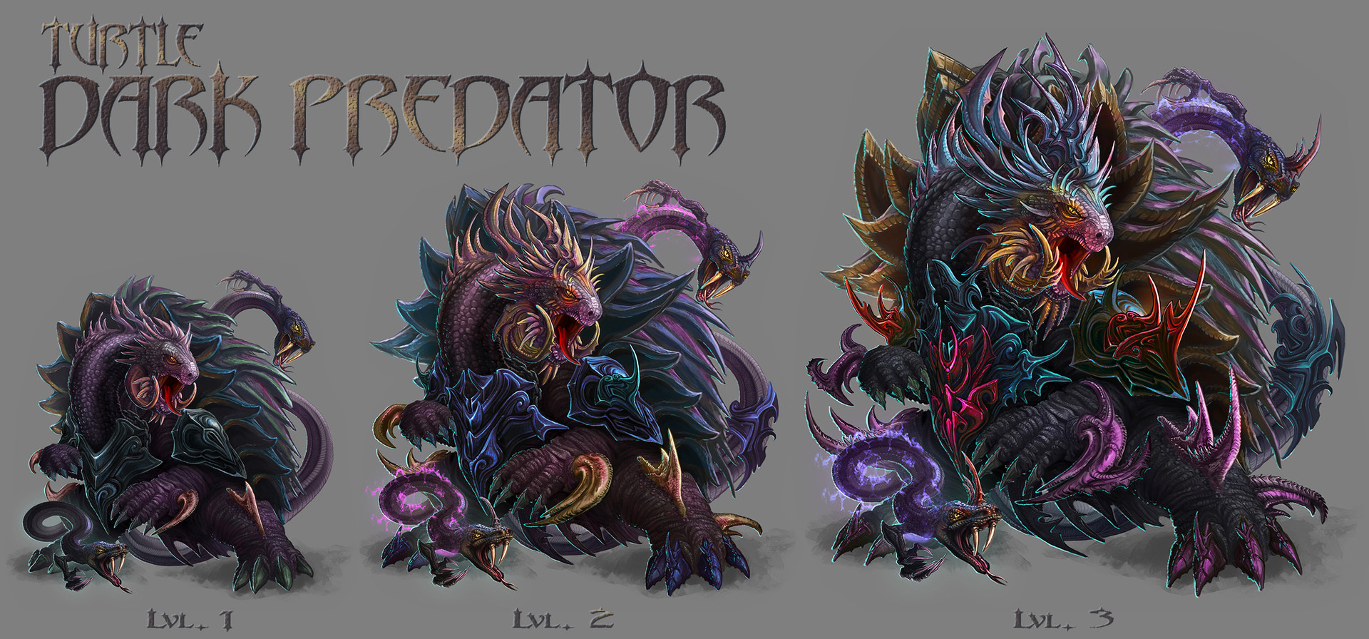 ArtStation - TURTLE PREDATOR -lvl 1 to 3