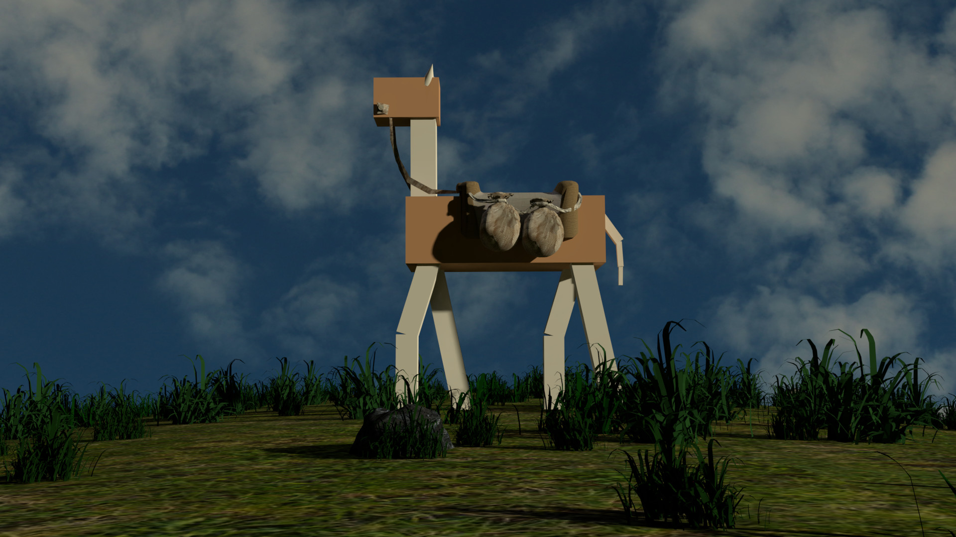 özcan ÖZALTIN - At Yürüme Animasyonu (Horse Walking Animation)