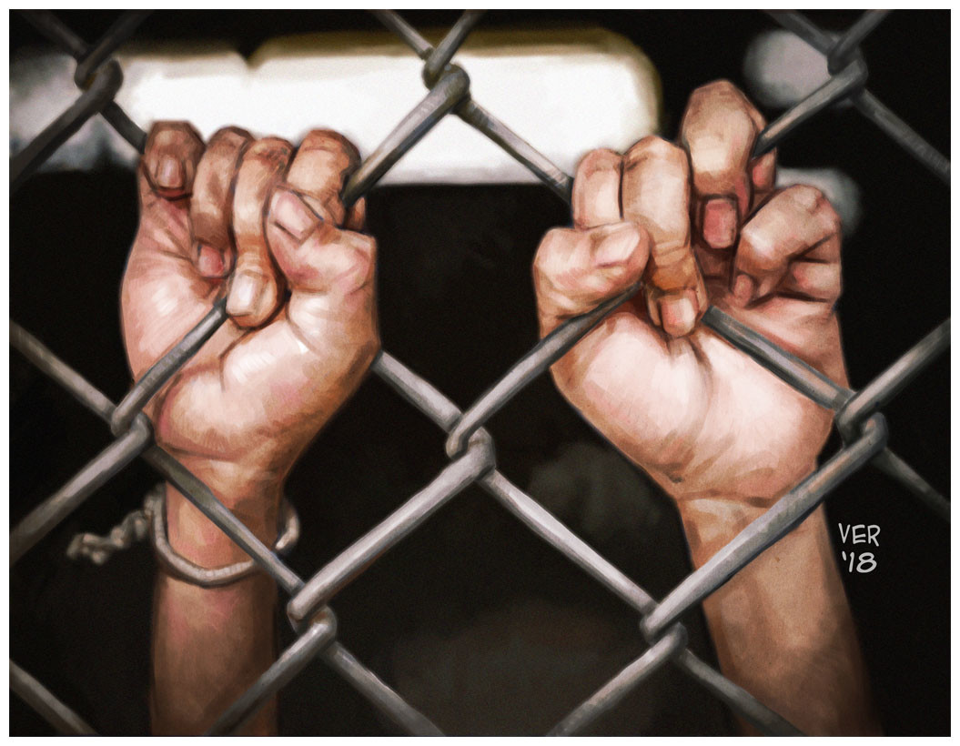 ArtStation - Caged hands