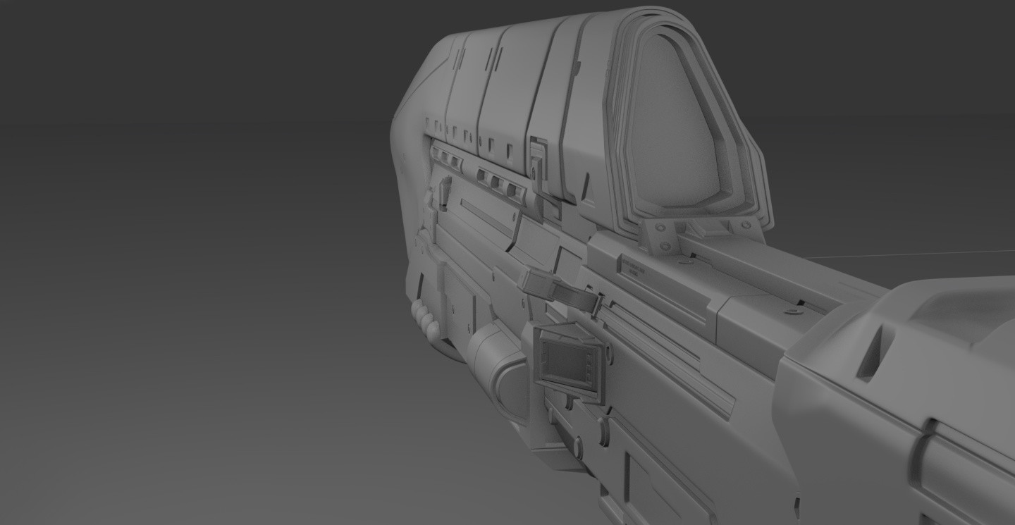 ArtStation - Assault rifle System MA5X