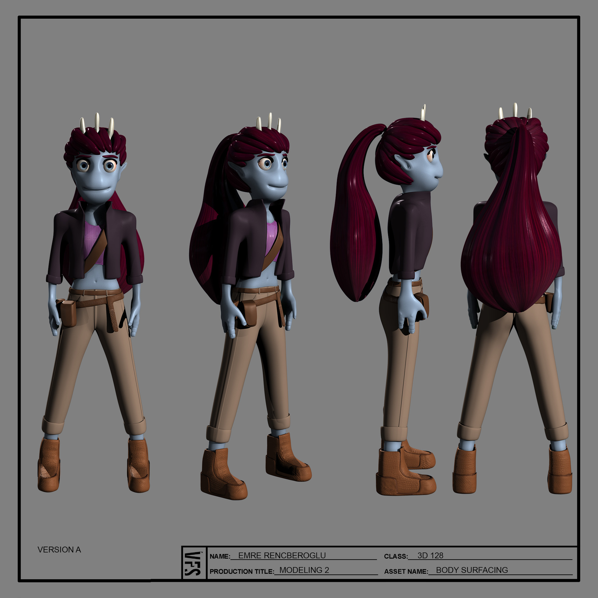 ArtStation - VFS Character Modelling/Texturing Assignments