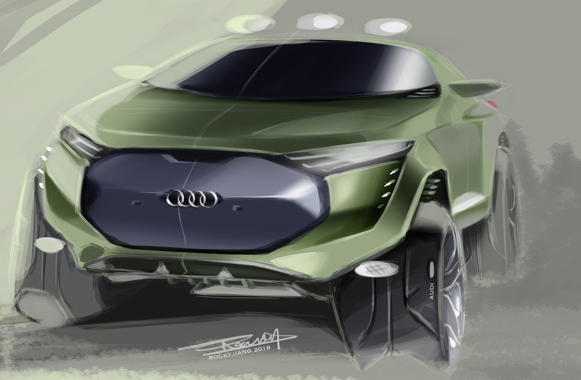 ArtStation - audi concept