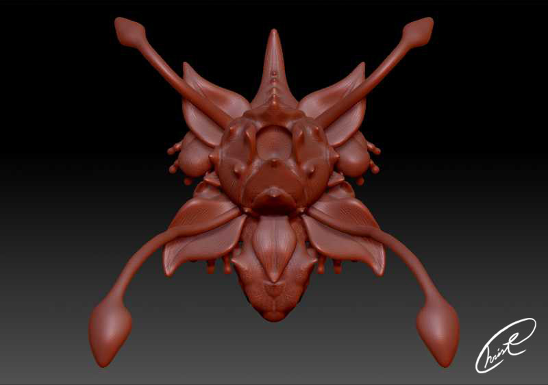 Christopher Tsao - Realistic Ivysaur Sculpt (Concept)