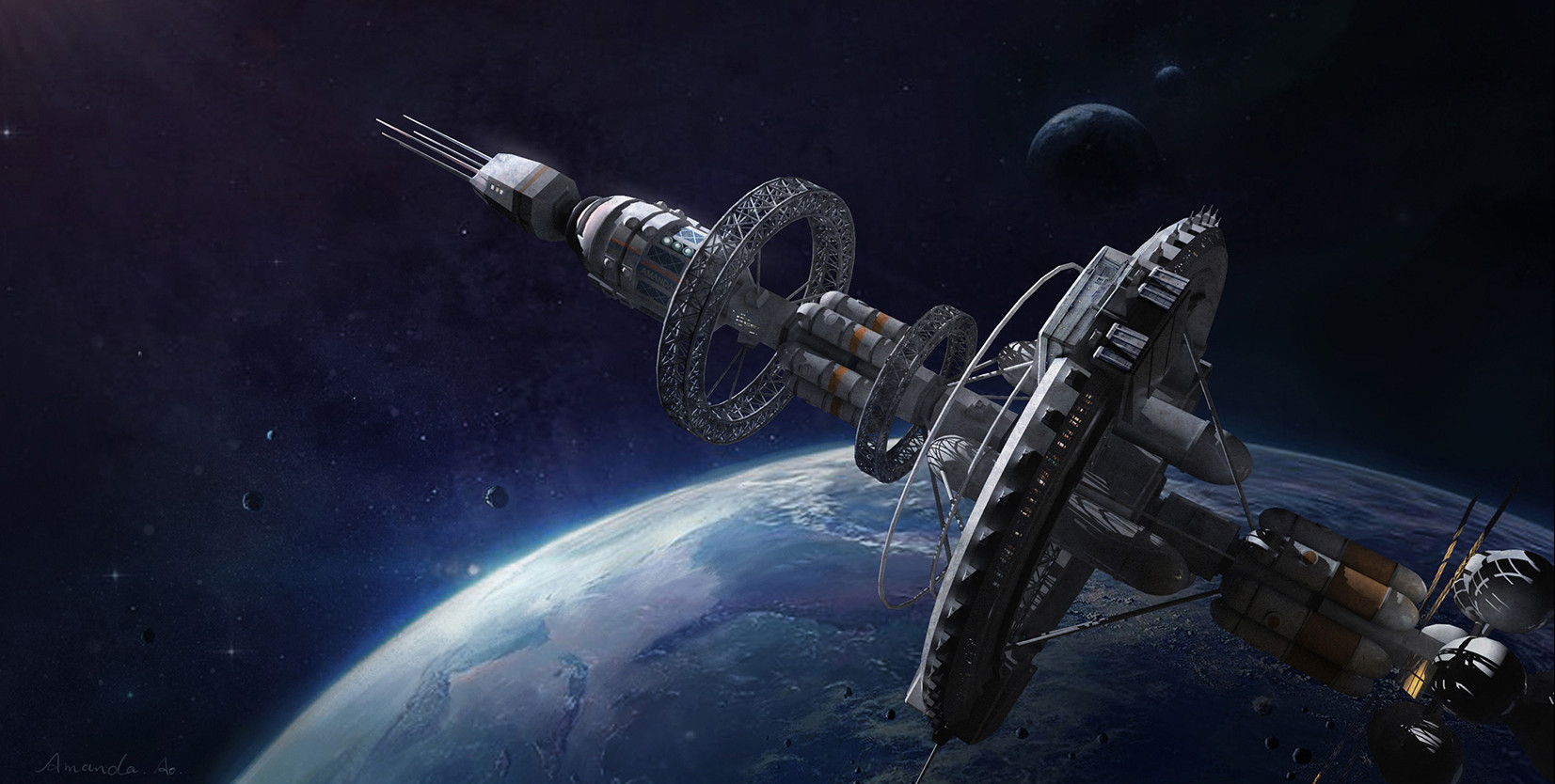 ArtStation - space station