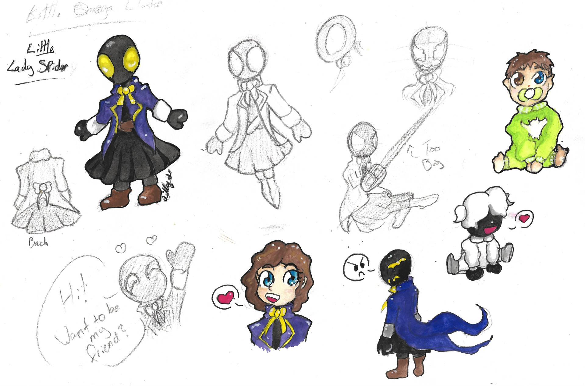 ArtStation - Little Lady Spider concept