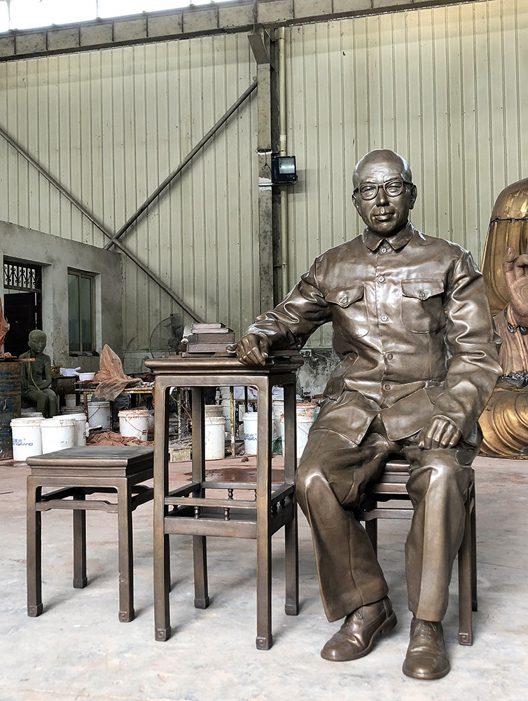 ArtStation - 田汉像（ Tian Han，Cast copper sculpture）