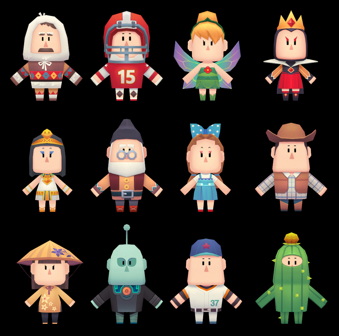 ArtStation - Low poly character -1-