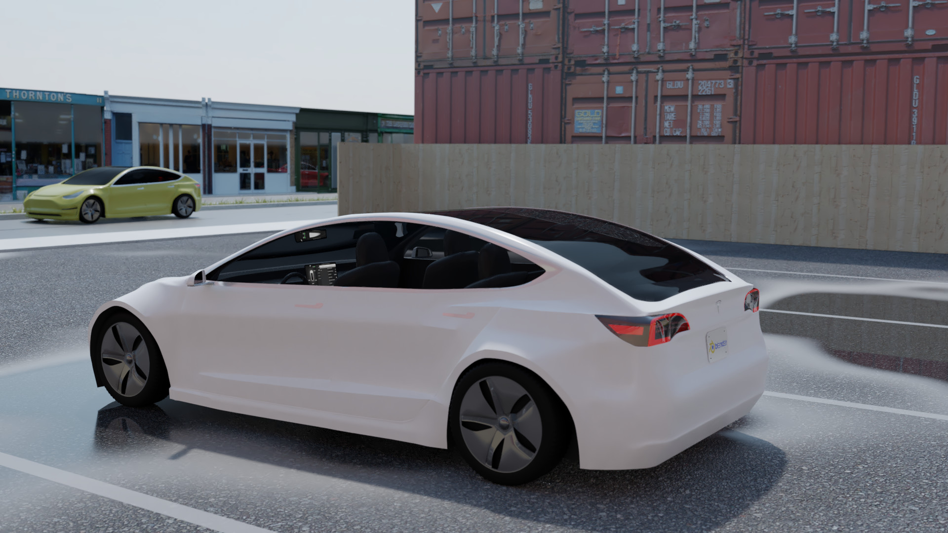 George Botnari - Tesla Model 3 D/Blender