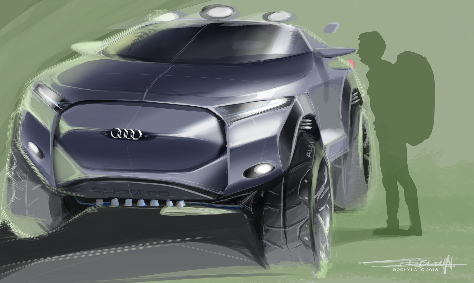 ArtStation - Audi concept