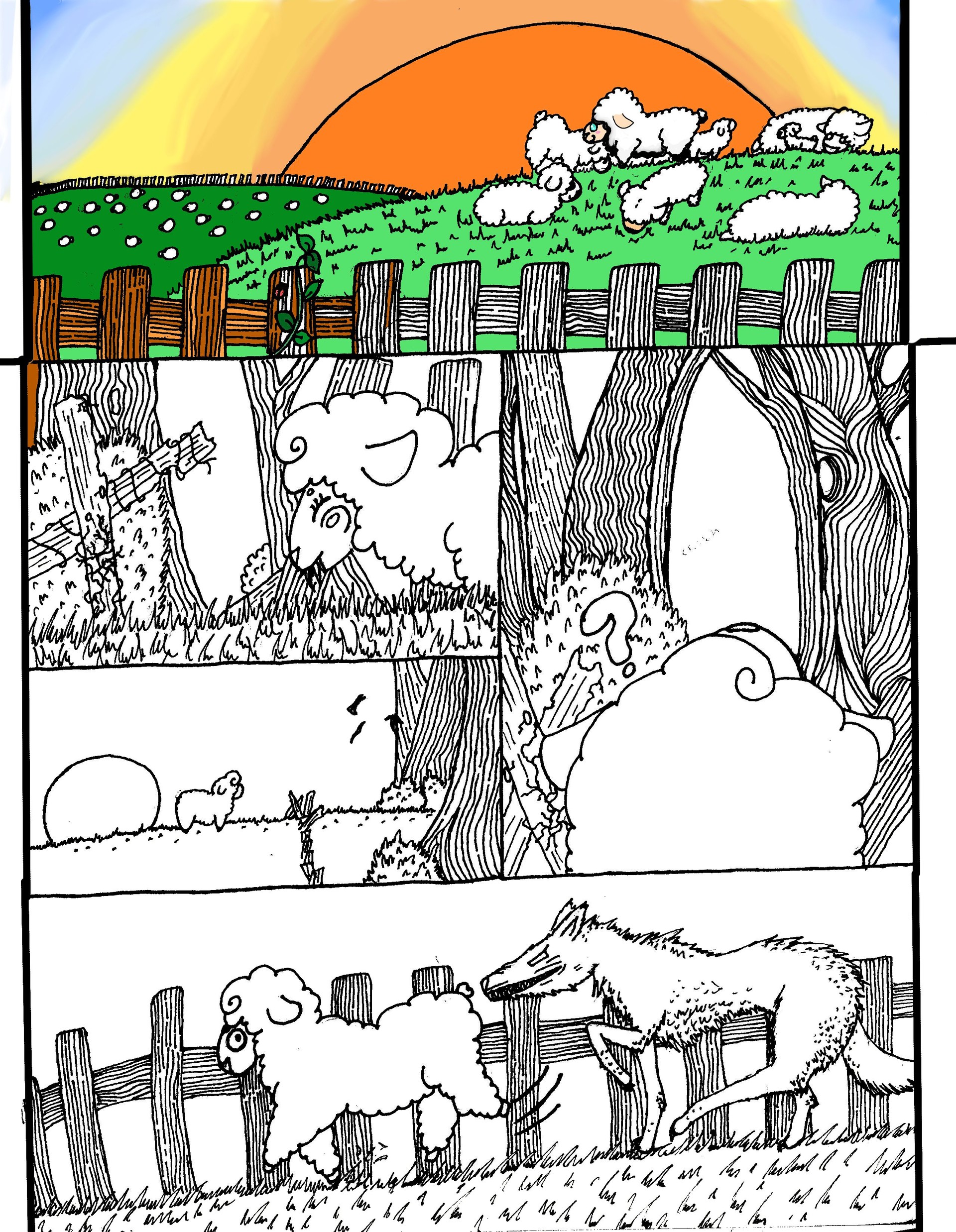 ArtStation - Sheeple comic