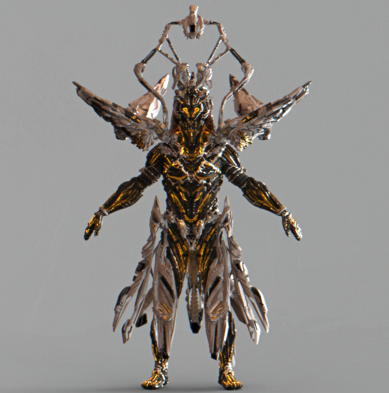 Manthos Lappas - Mech Angel 3D Coat concept design