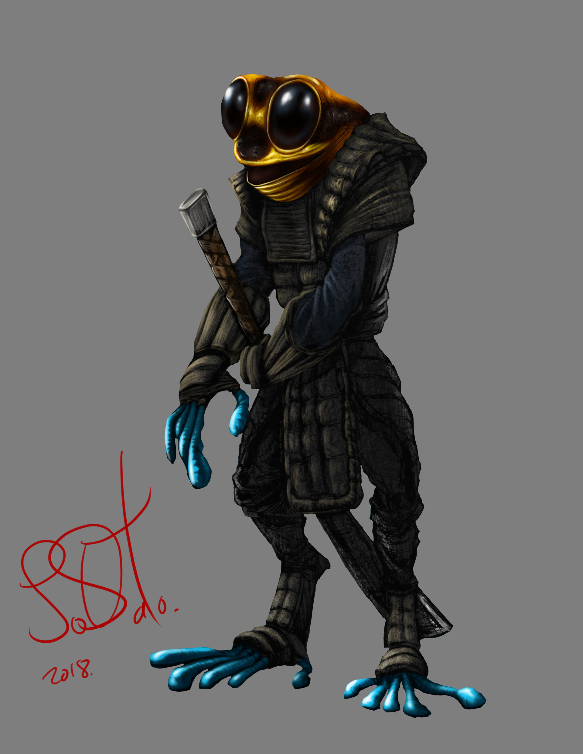 ArtStation - Poison arrow frog ninja