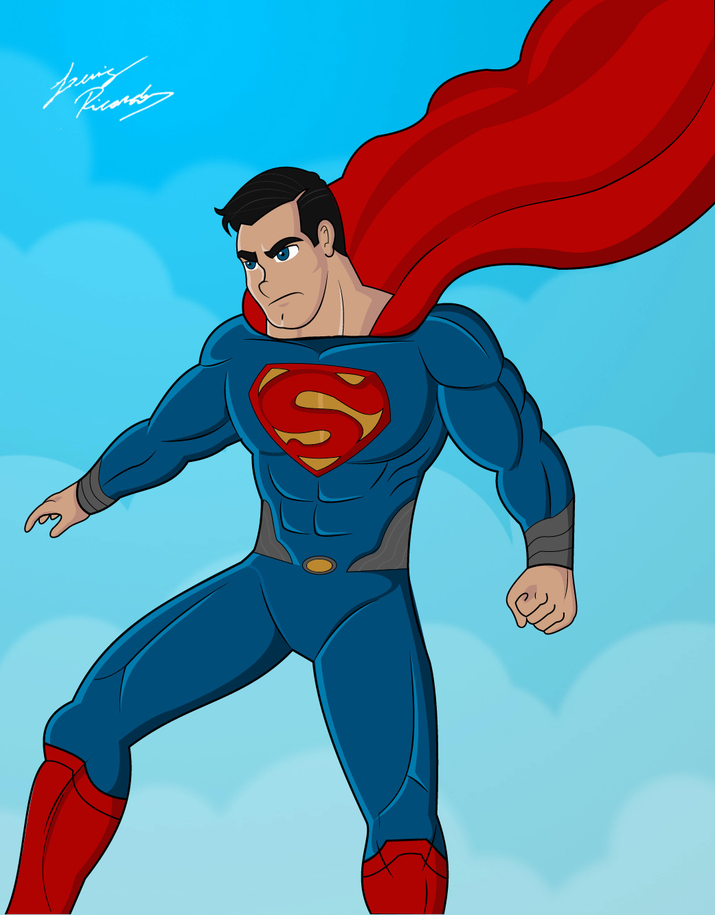 ArtStation - Superman - Henry Cavill - FanArt