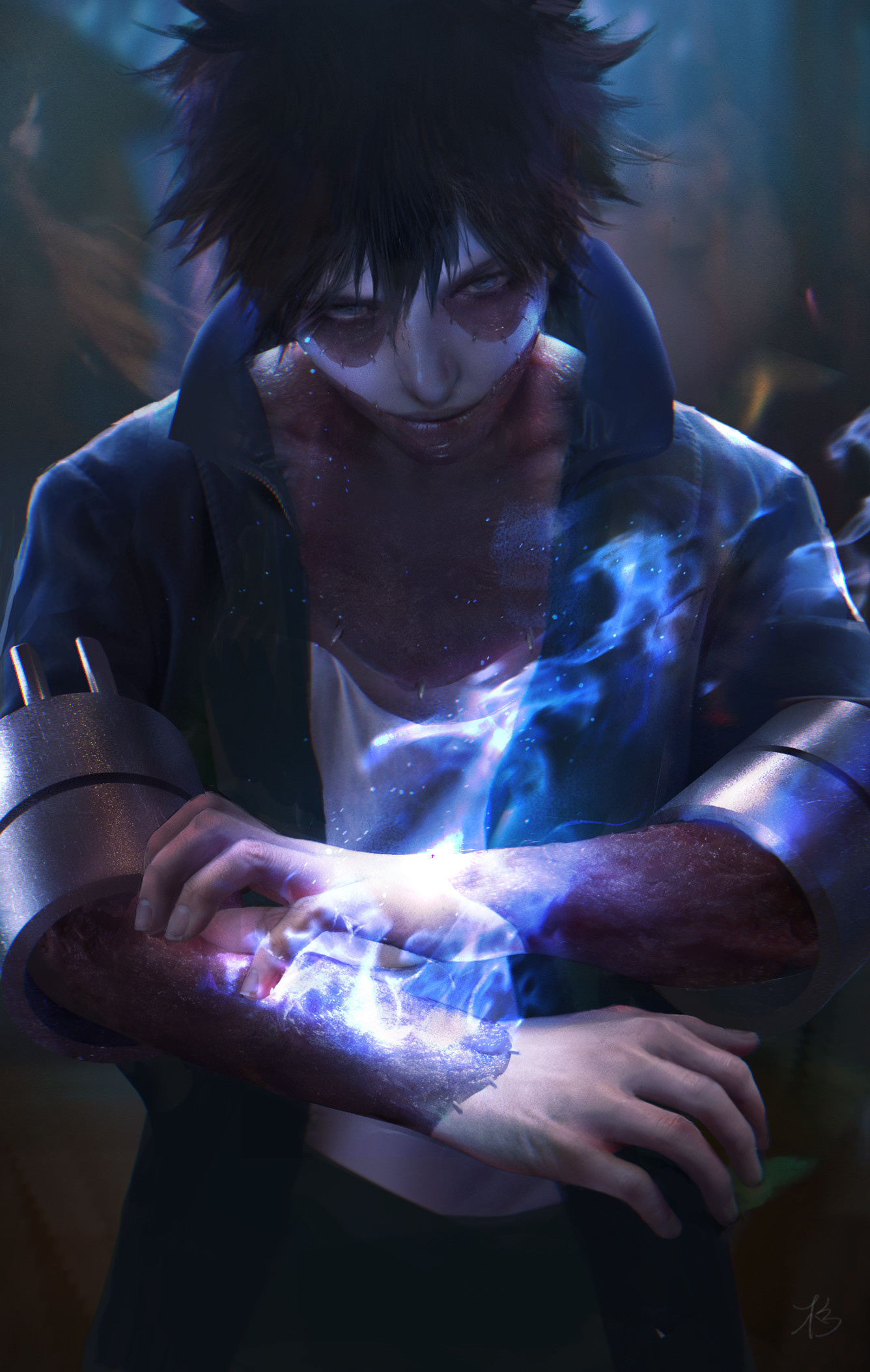 ArtStation - dabi from My Hero Academia