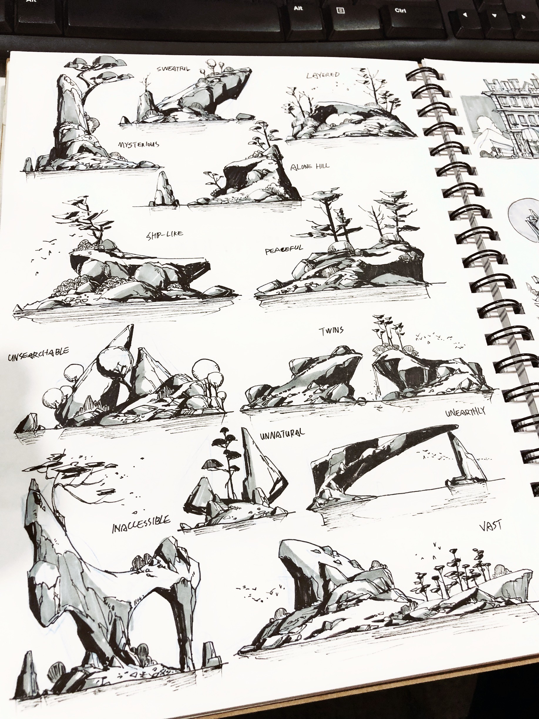 ArtStation - Form languages practice