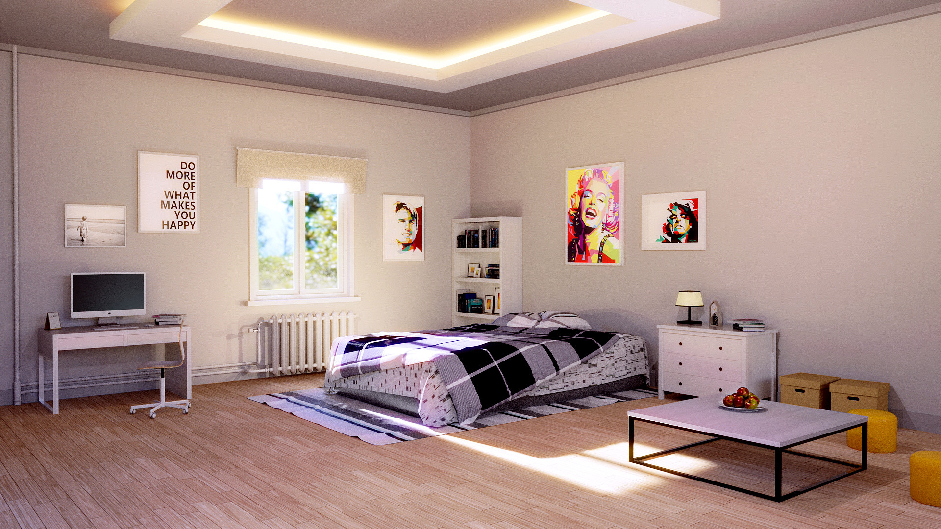 ArtStation - Blender 3D interior modeling