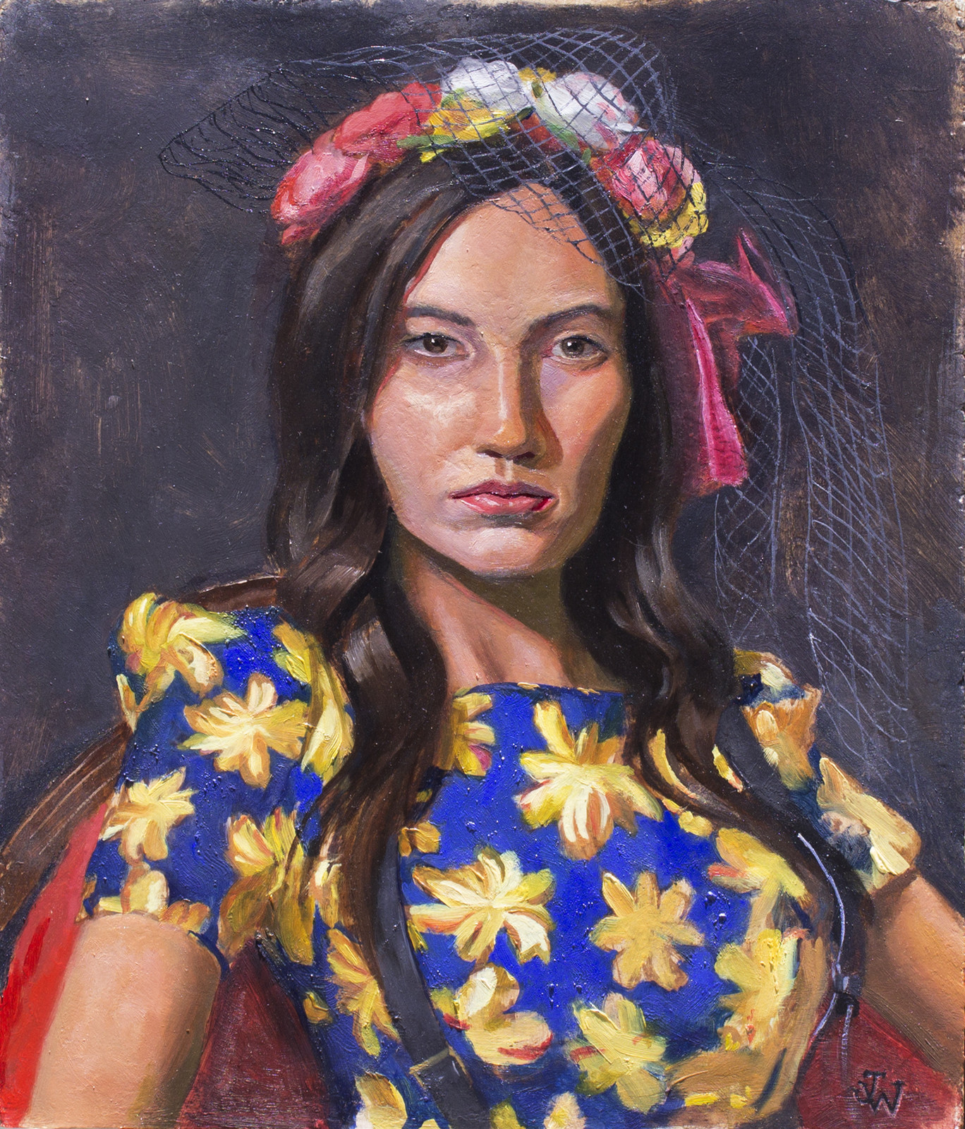 James Wu - Girl With Flowers