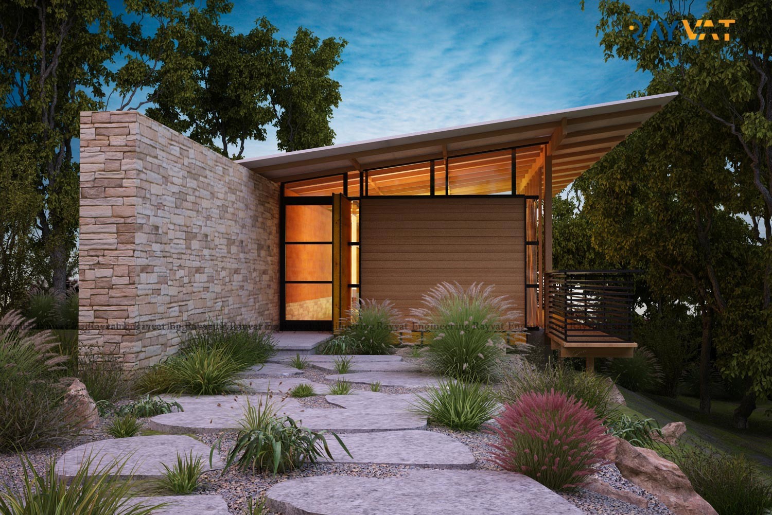 ArtStation - Club House 3D Exterior Rendering