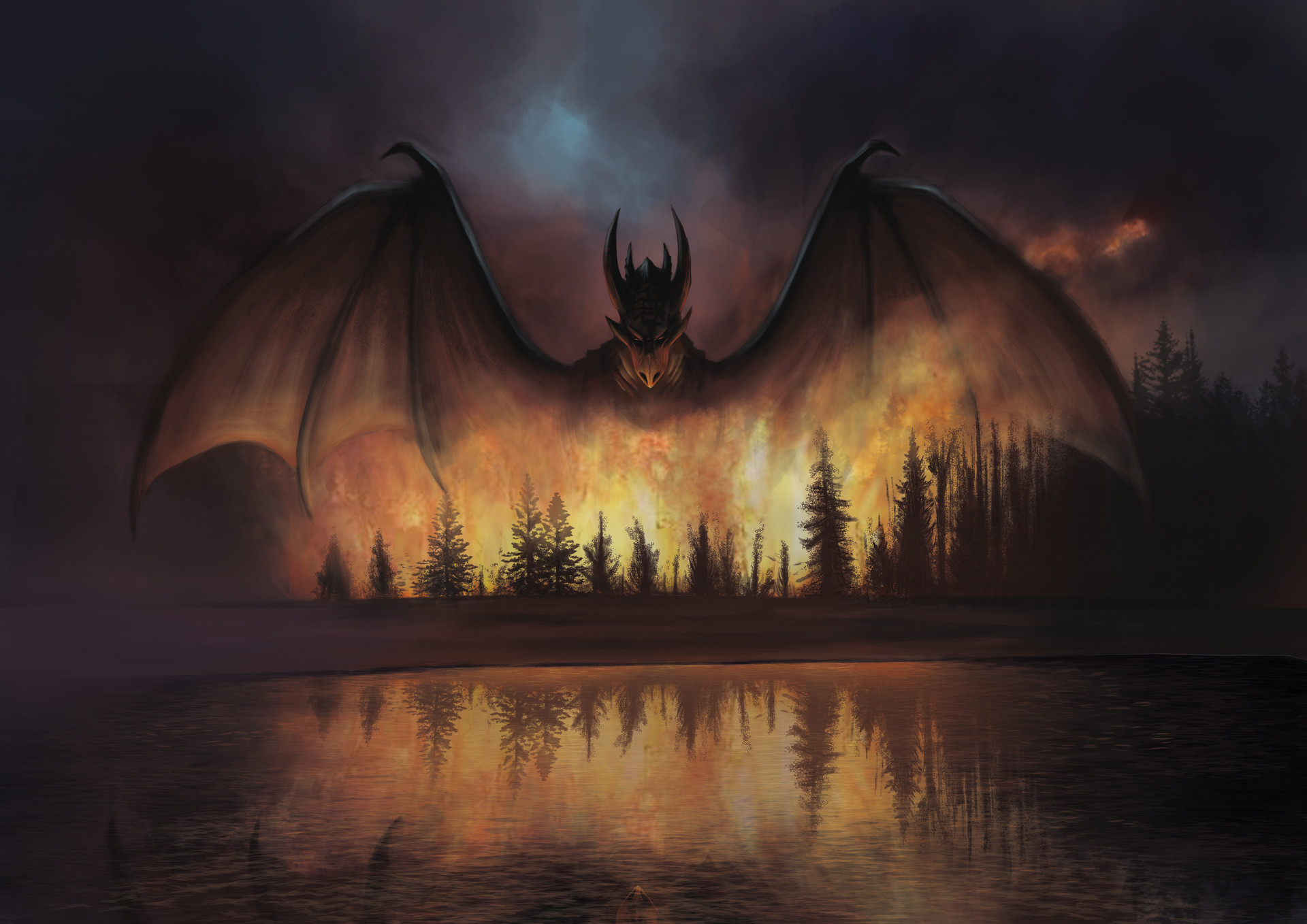 ArtStation - Fire Dragon