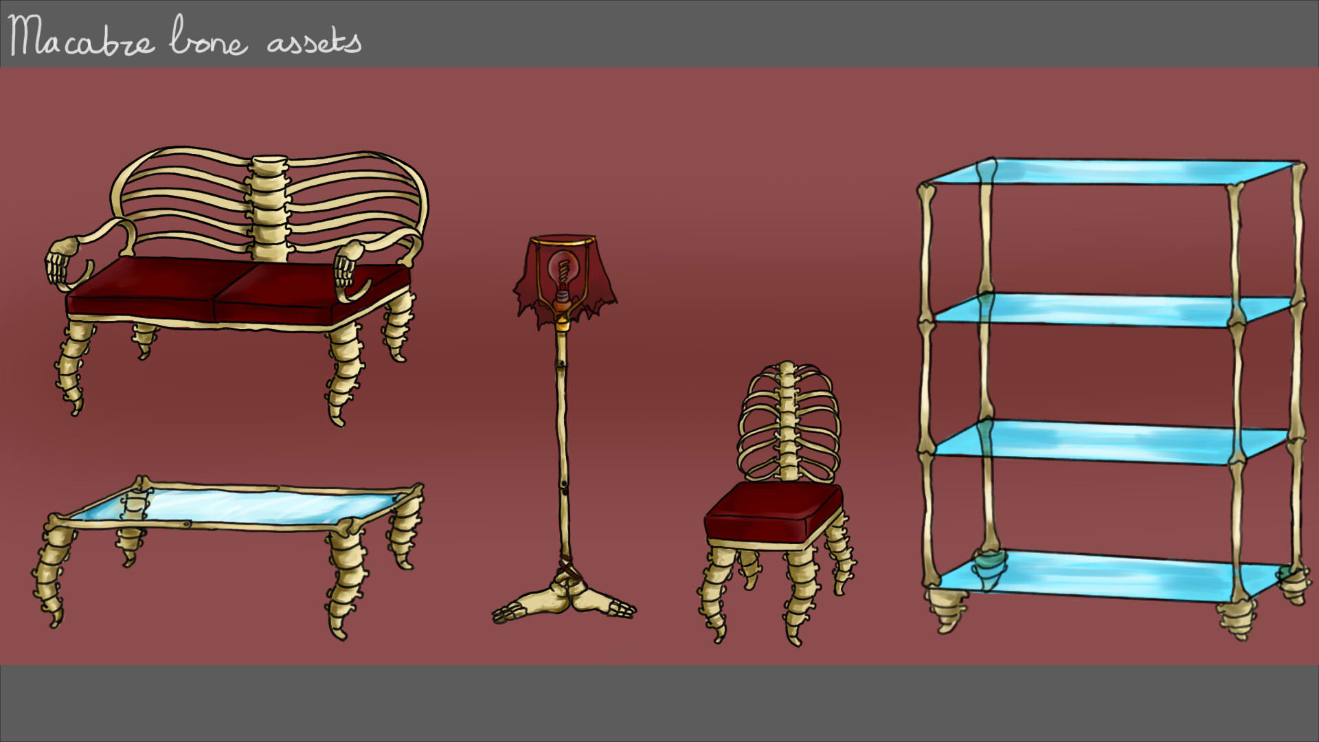 ArtStation - Macabre Bone assets