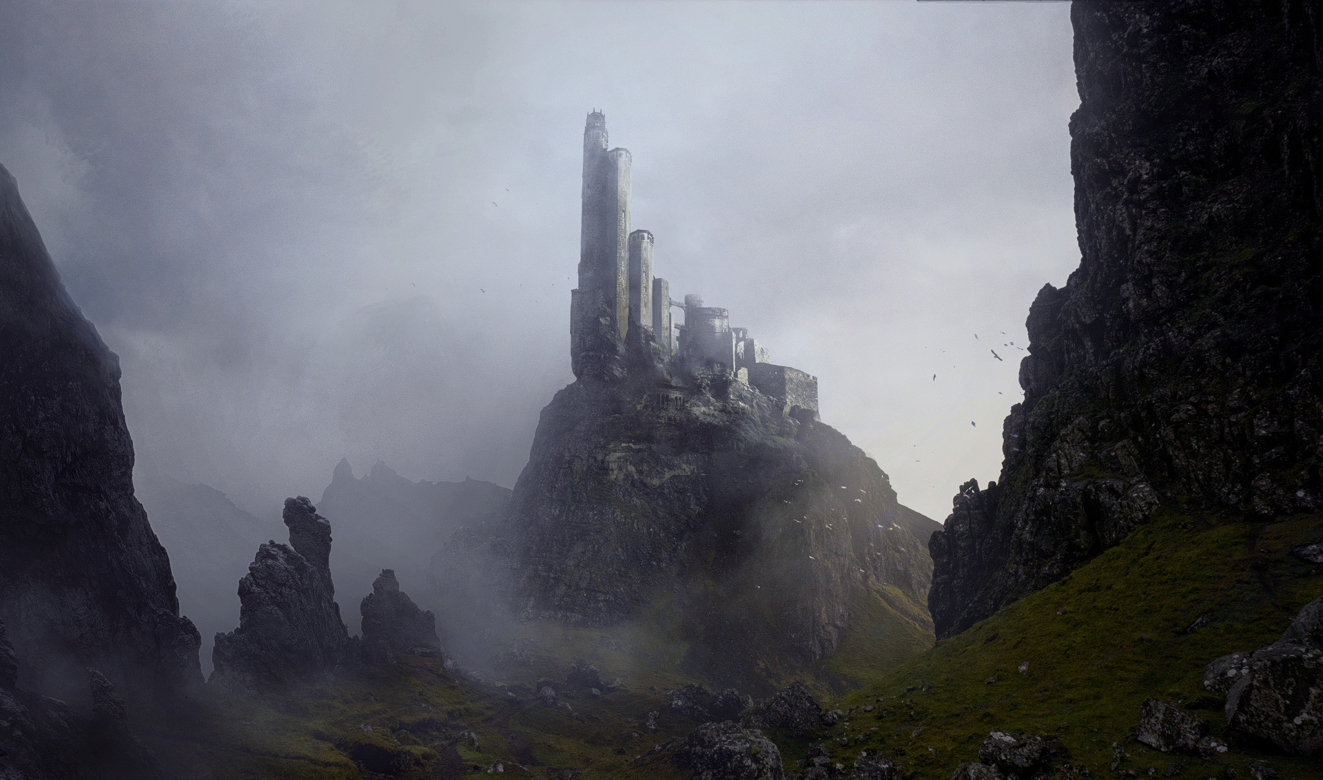 ArtStation - Bastion of Misty Gorge