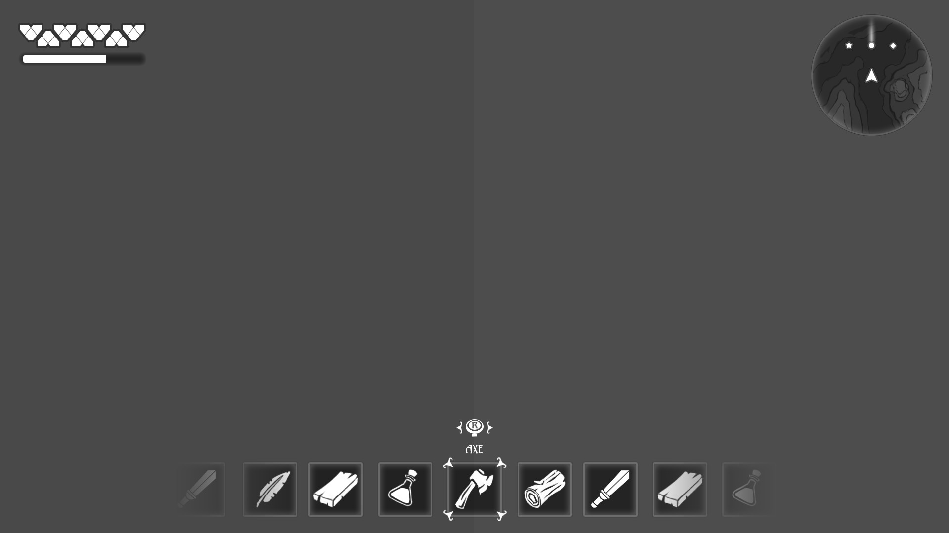 ArtStation - Minimalist Action RPG UI