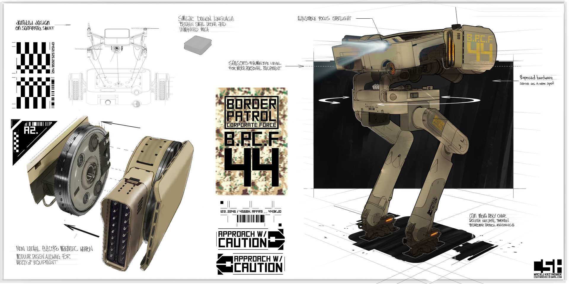 ArtStation - Border Patrol Corporate Force