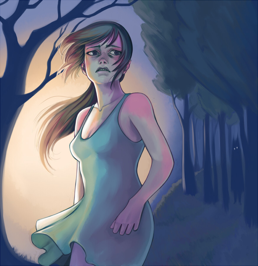 ArtStation - Ghostly Wood