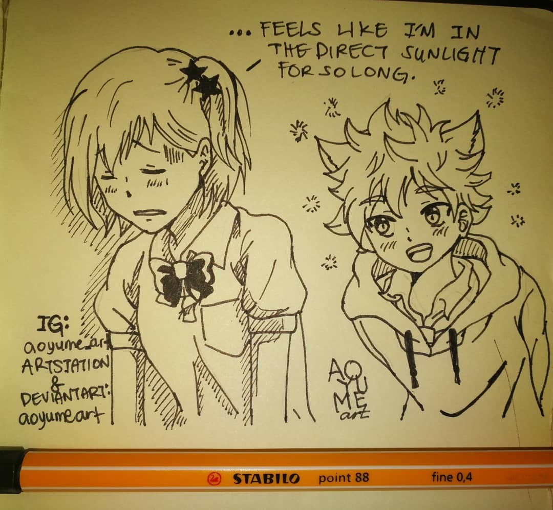Artstation Yachi And Hinata Fan Art