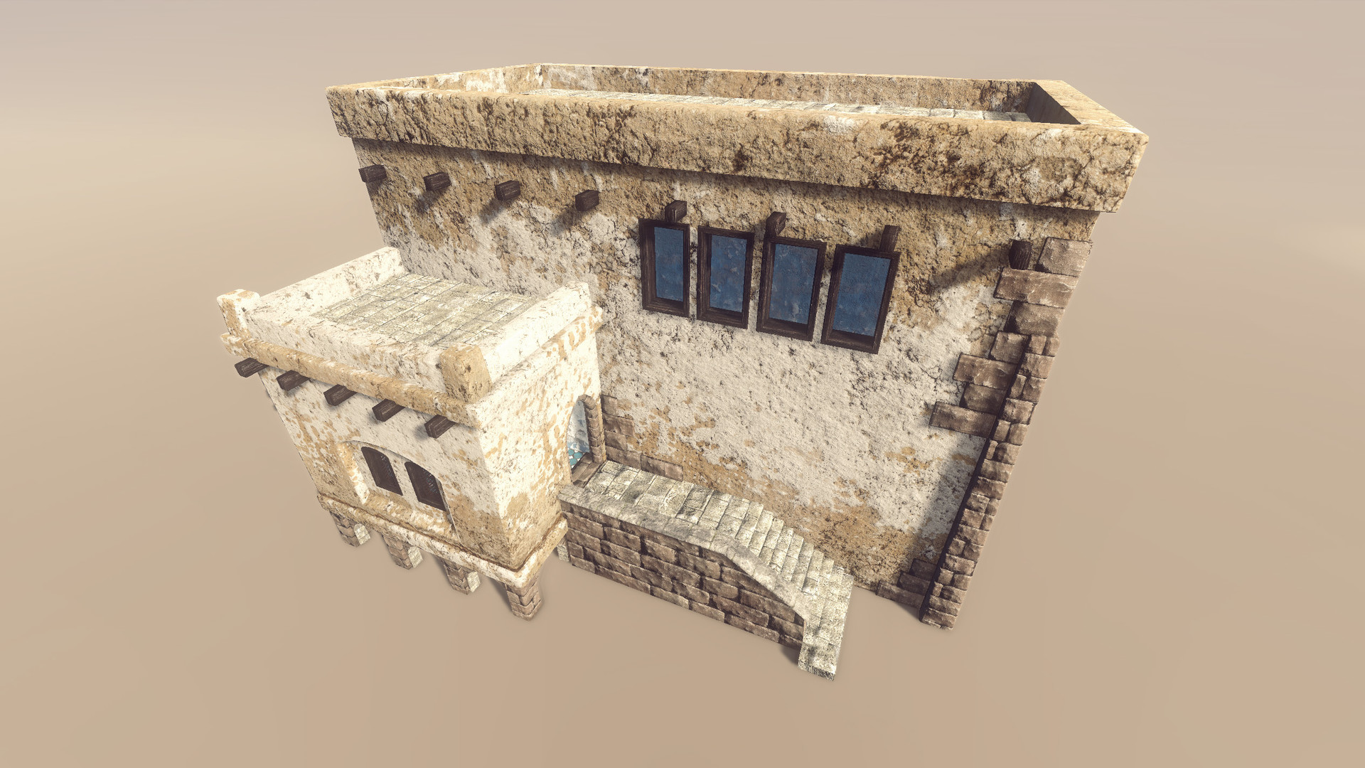 Robert Miedziocha - Medieval, middle east buildings, game asset