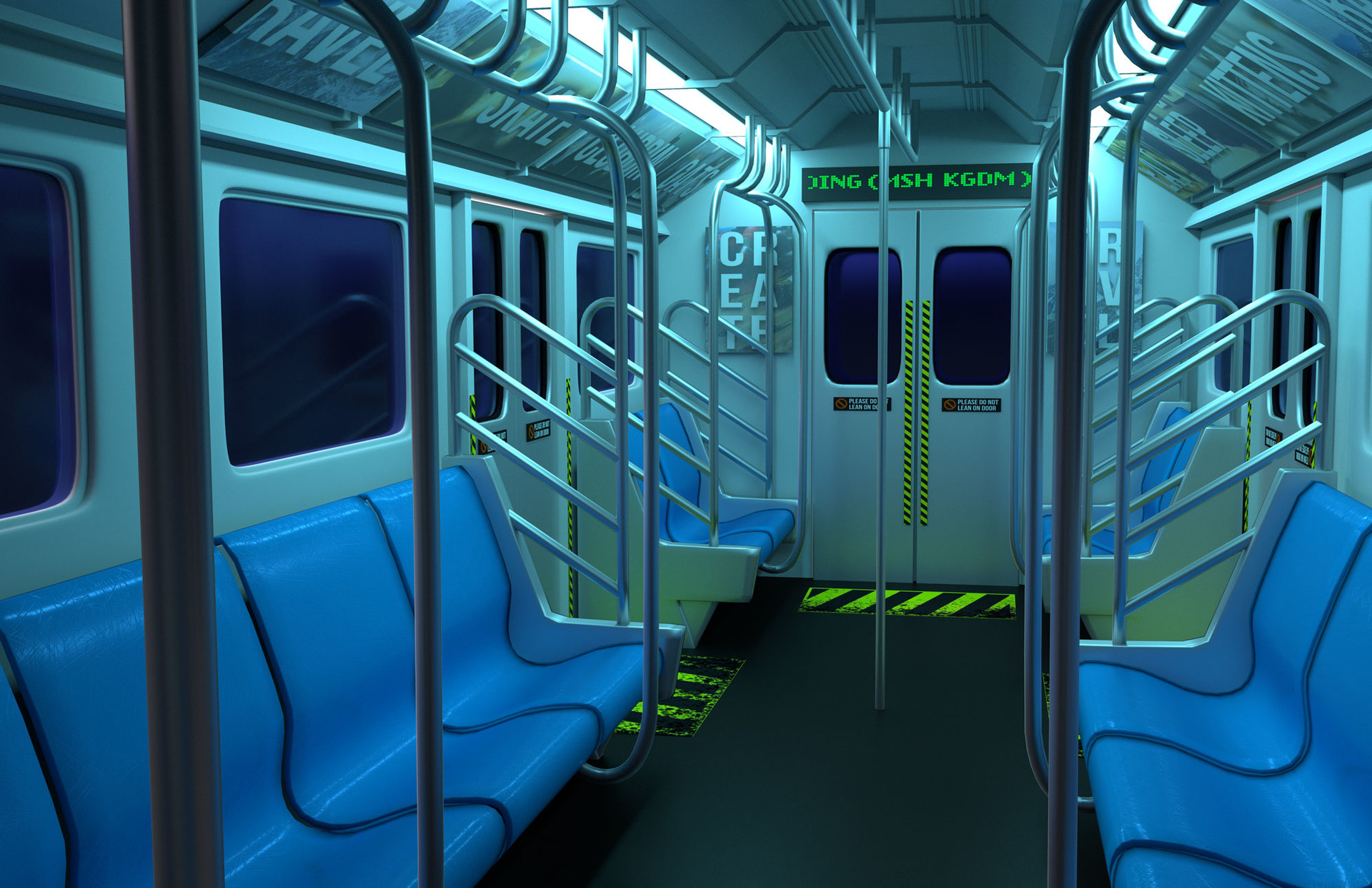 ArtStation - Subway Cars