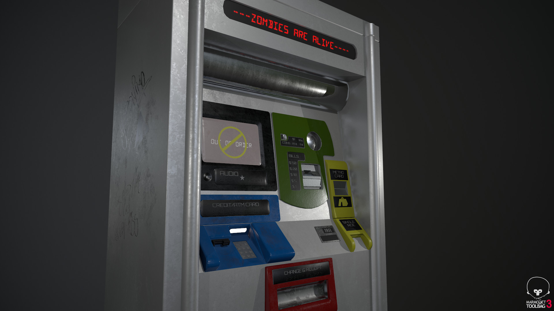 ArtStation - Subway Transit Card Machine