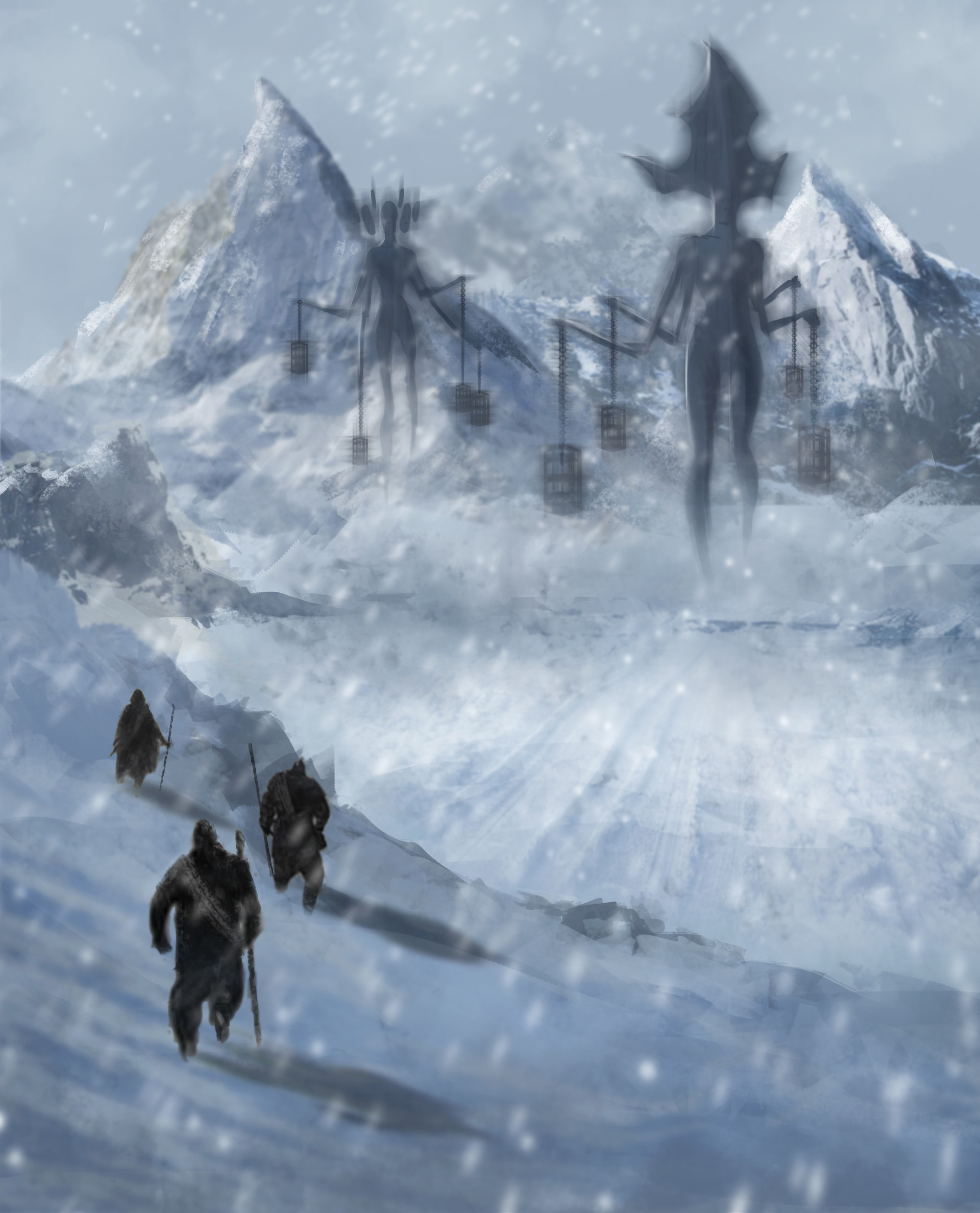 ArtStation - through the most bitter of the winter...