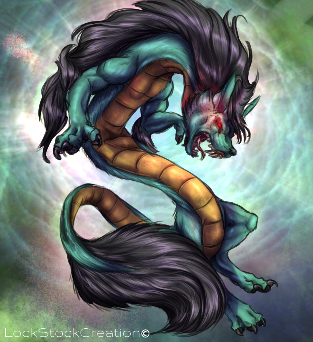 ArtStation - Electrifying Drake-Commission