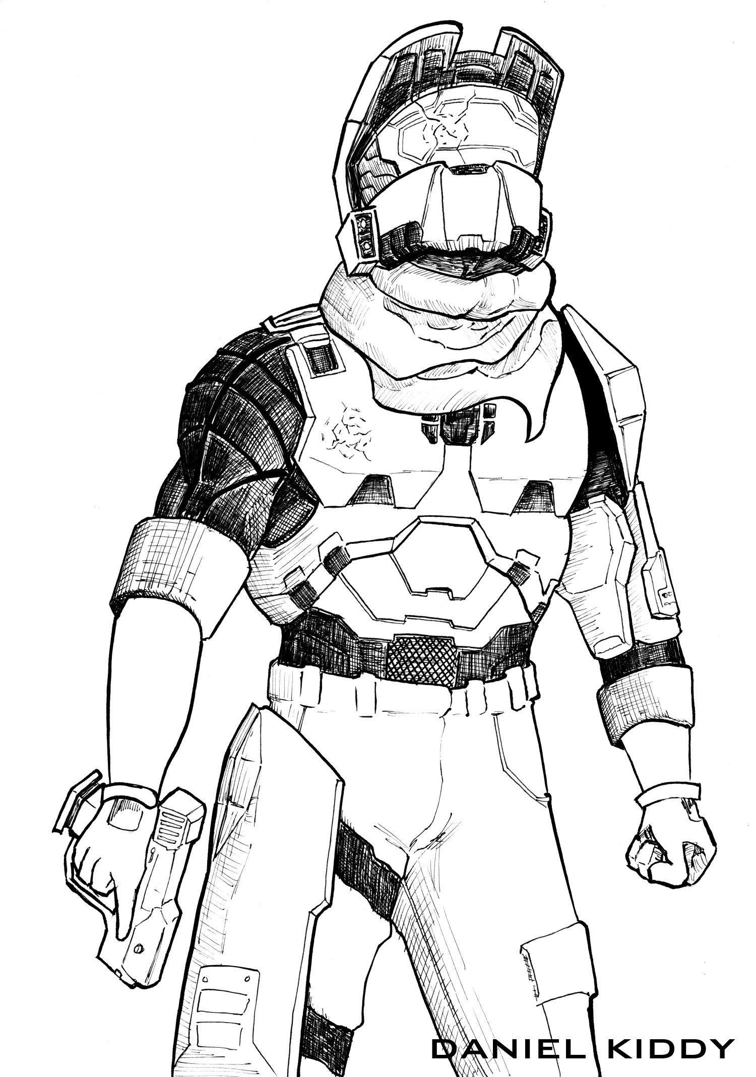 ArtStation - Master chief - Damaged