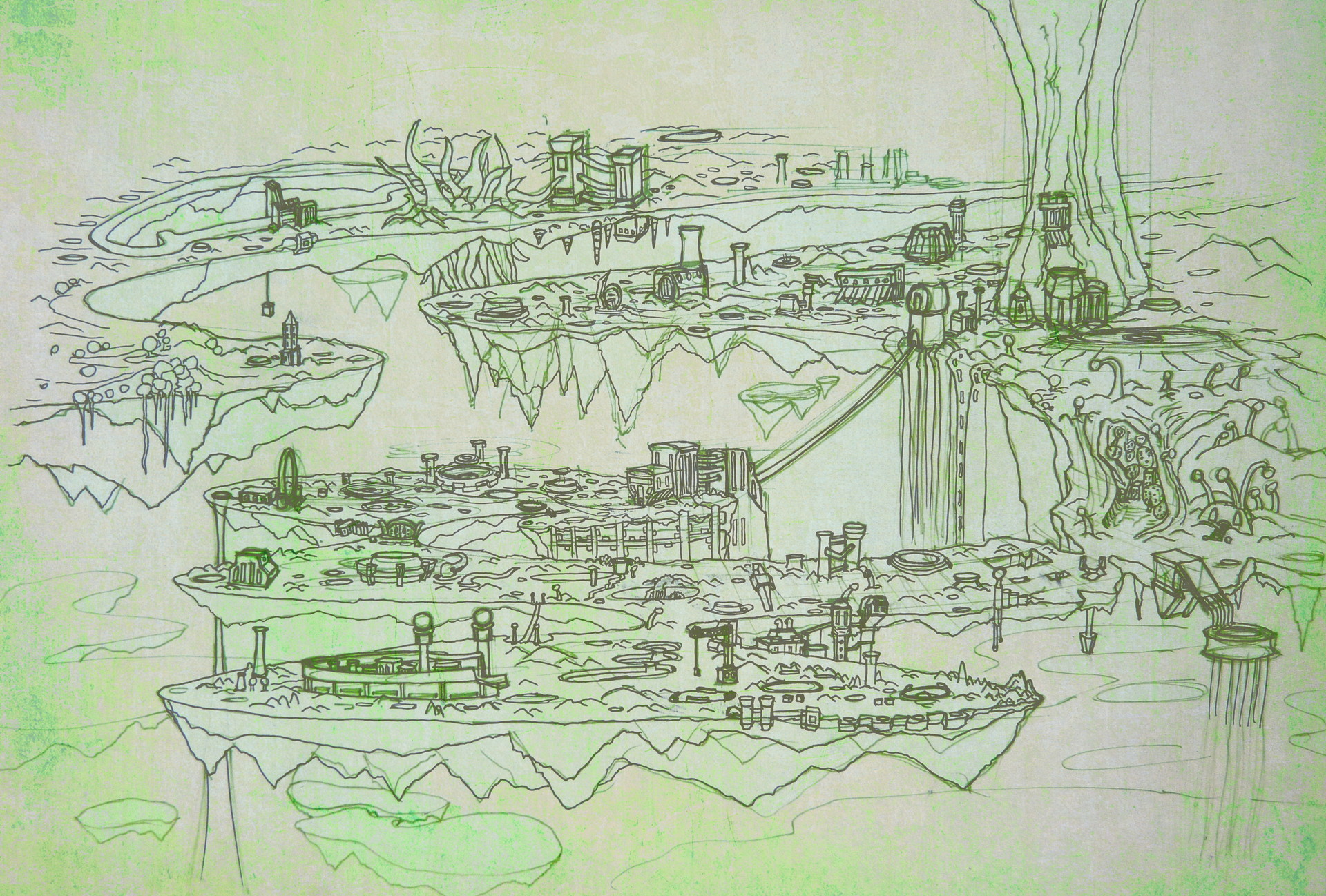 ArtStation - Floating Lands