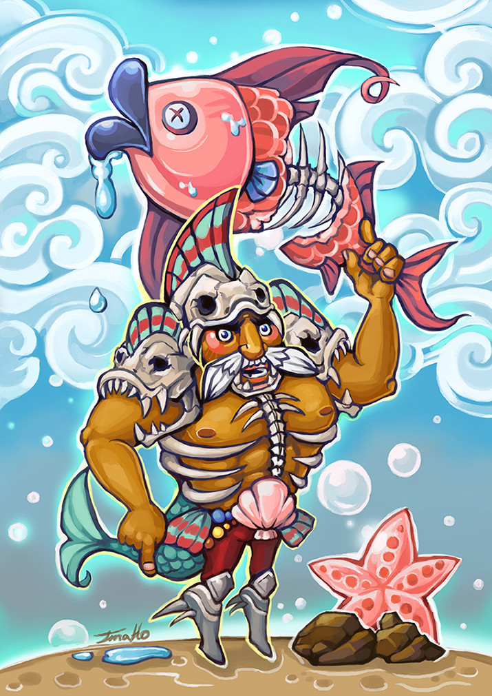 ArtStation - The Fish Gladiator