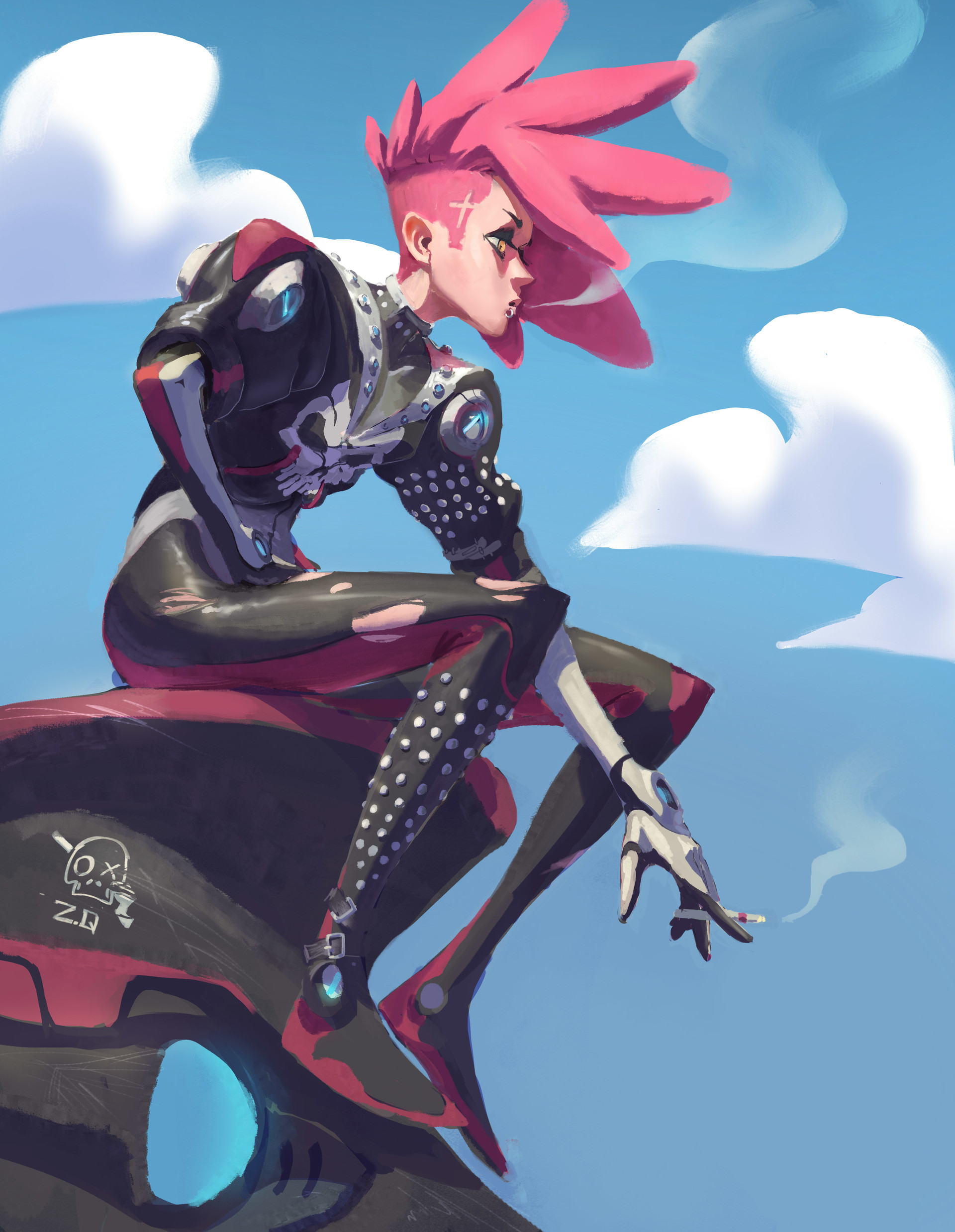 ArtStation - Punk Mecha pilot