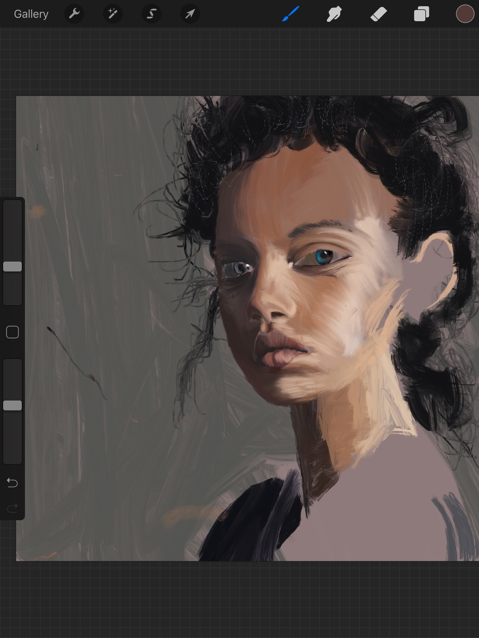 Larry Frenzel - Portrait on iPad