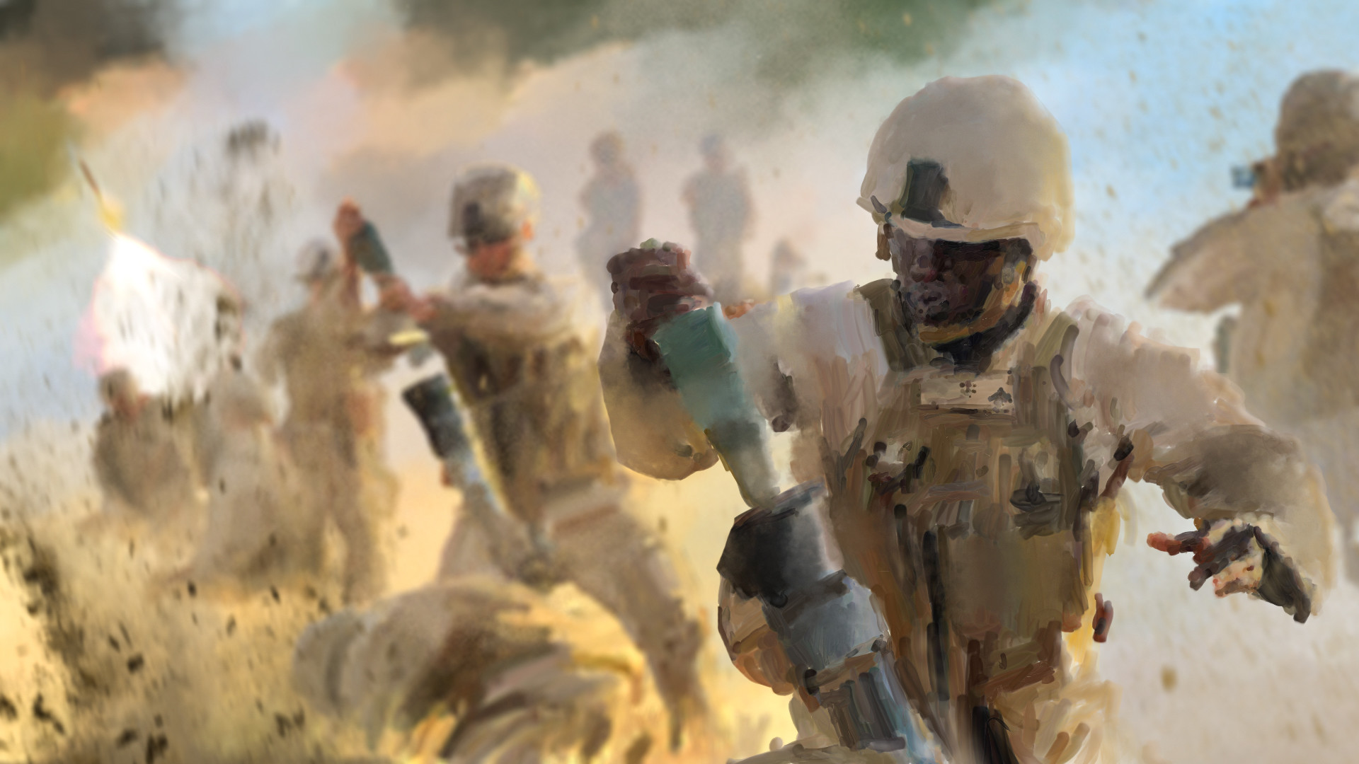 ArtStation - "Artillery Support"