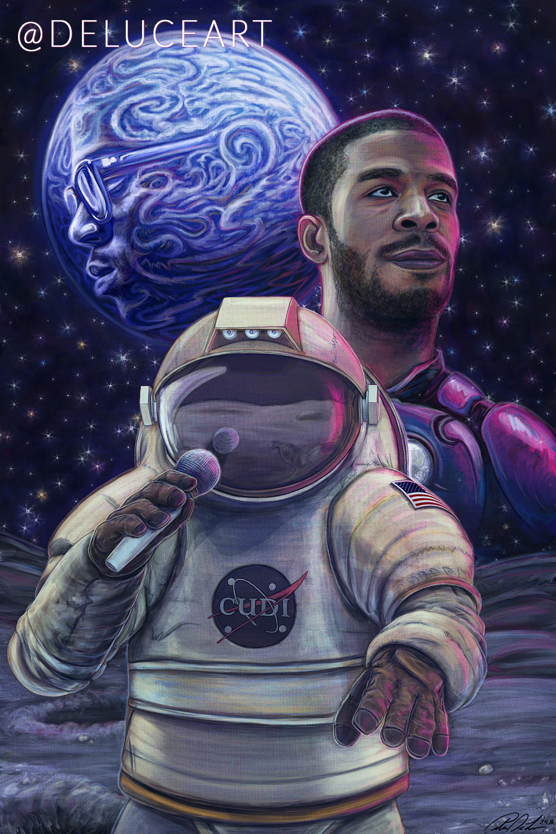 ArtStation - Man on the Moon