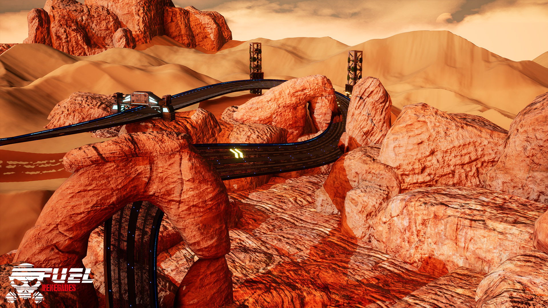 ArtStation - Fuel Renegades - Demon's Rift Race Circuit